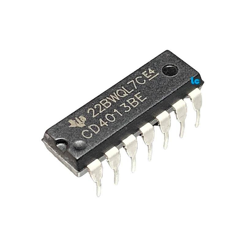 Circuito Integrado CD4013BE - CD4013 - DIP 14 - IC CMOS DUAL D FLIP FLOP