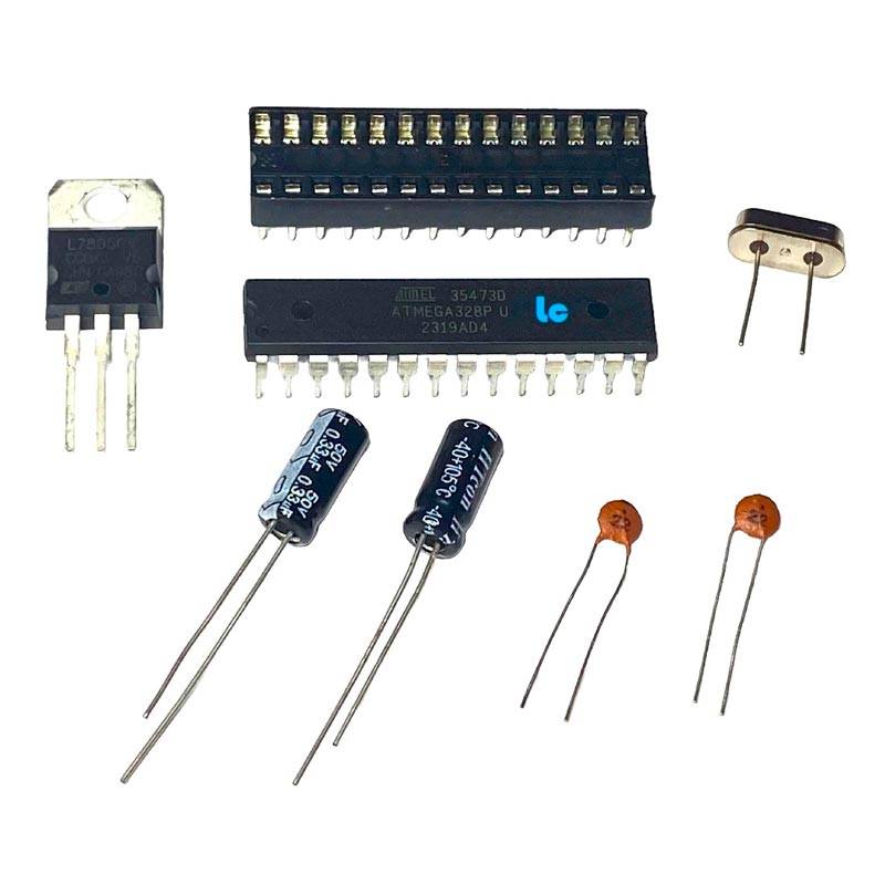 Microcontrolador ATMEGA328P U - KIT Compatible Con Arduino